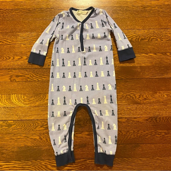 monica + andy | Pajamas | Monica Andy Blue Chess Pieces Pajamas Size ...